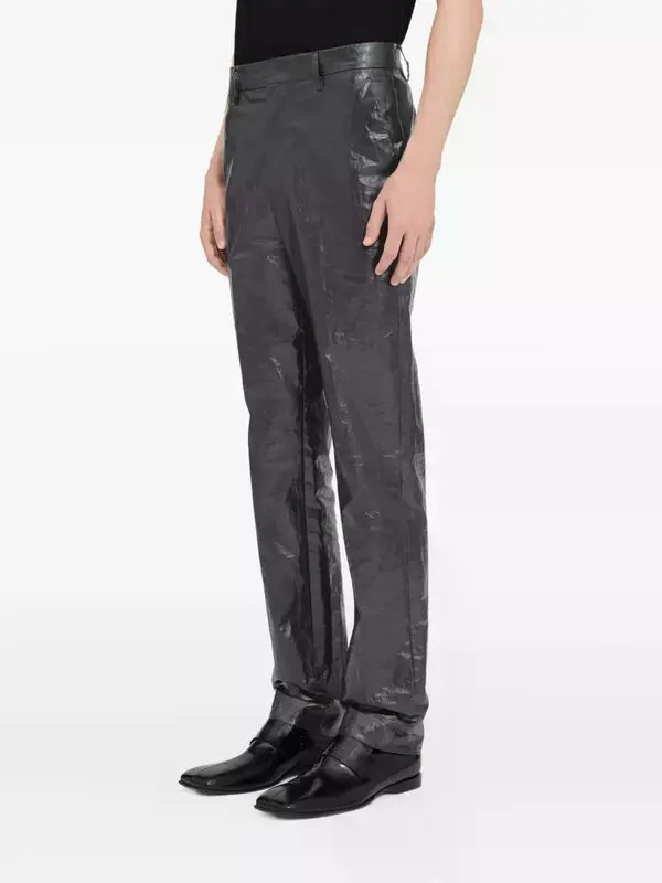 MAISON MARGIELA Crinkled Linen Trousers