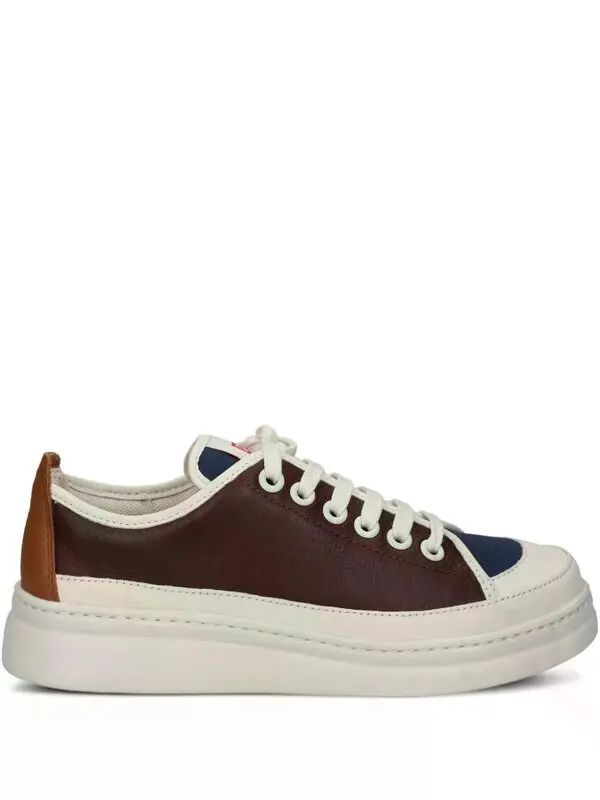 Camper Leather Panelled Lace-up Sneakers