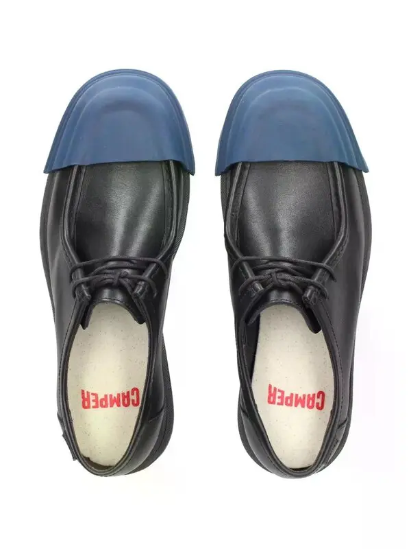 Camper Junction Leather Shoes With Rubber Toe Cap