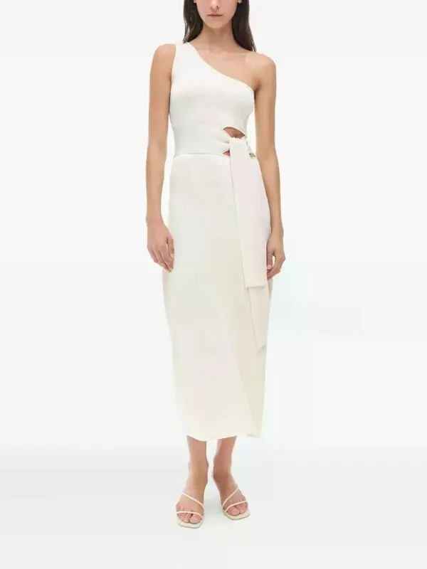 Simkhai Aurelia One-shoulder Midi Dress