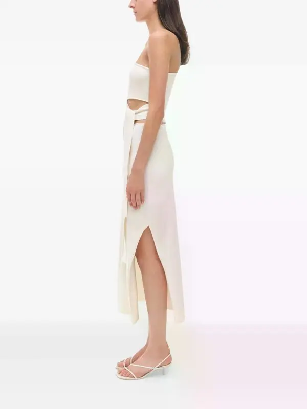 Simkhai Aurelia One-shoulder Midi Dress
