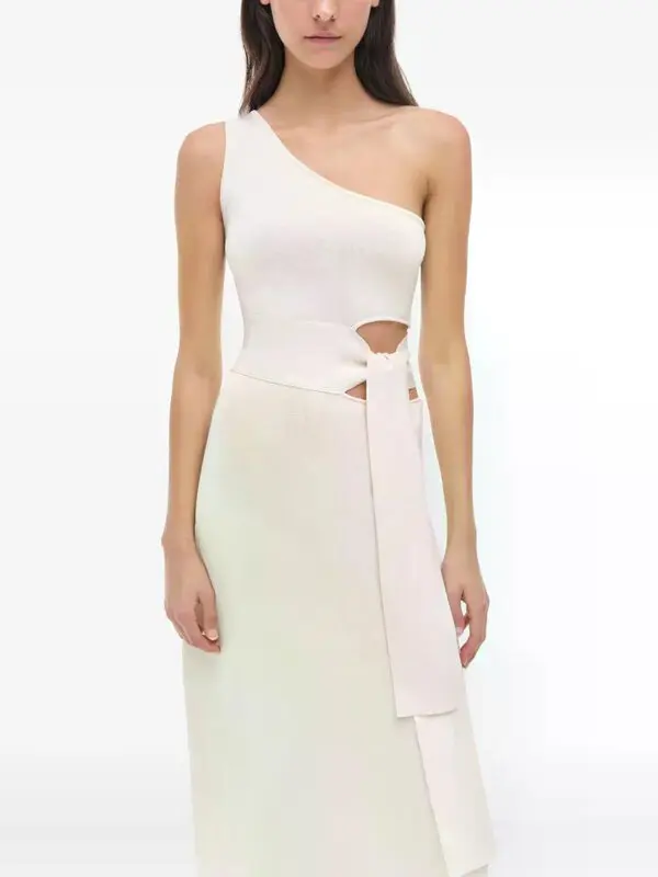 Simkhai Aurelia One-shoulder Midi Dress