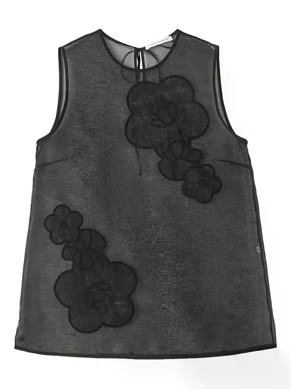 Cecilie Bahnsen Alba Flower-embellished Top
