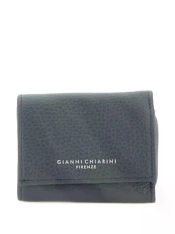 GIANNI CHIARINI Zip-around Leather Wallet - Grey
