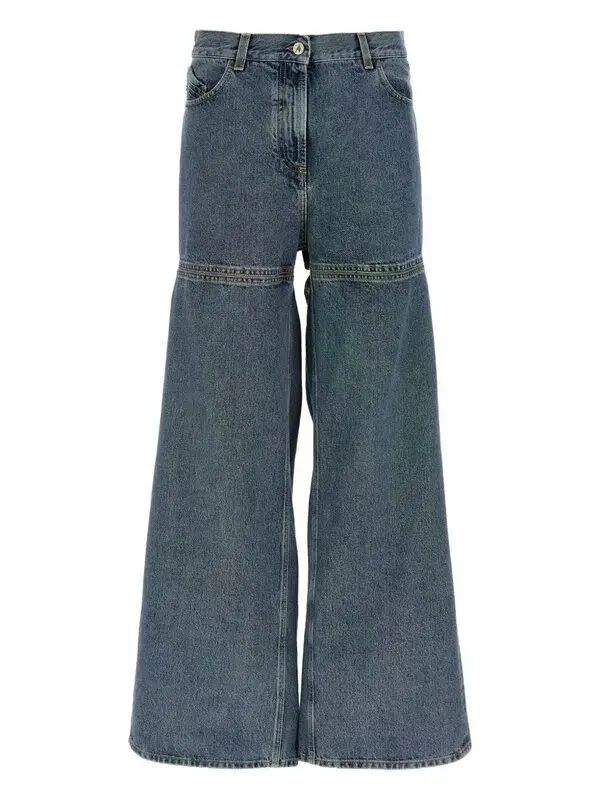 Attico Cut-out Denim Jeans