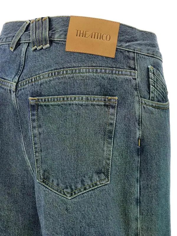 Attico Cut-out Denim Jeans