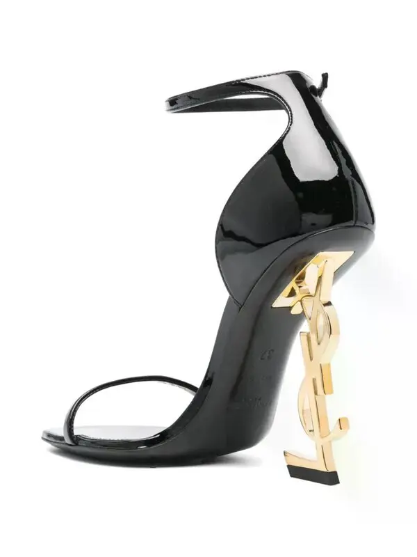 Saint Laurent Opyum Patent-leather Sandals