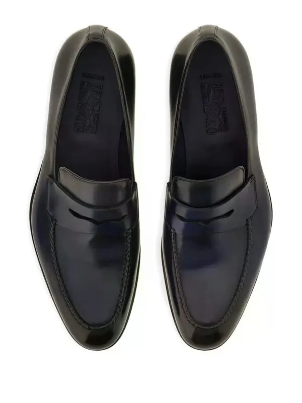 FERRAGAMO Tramezza Penny Loafers