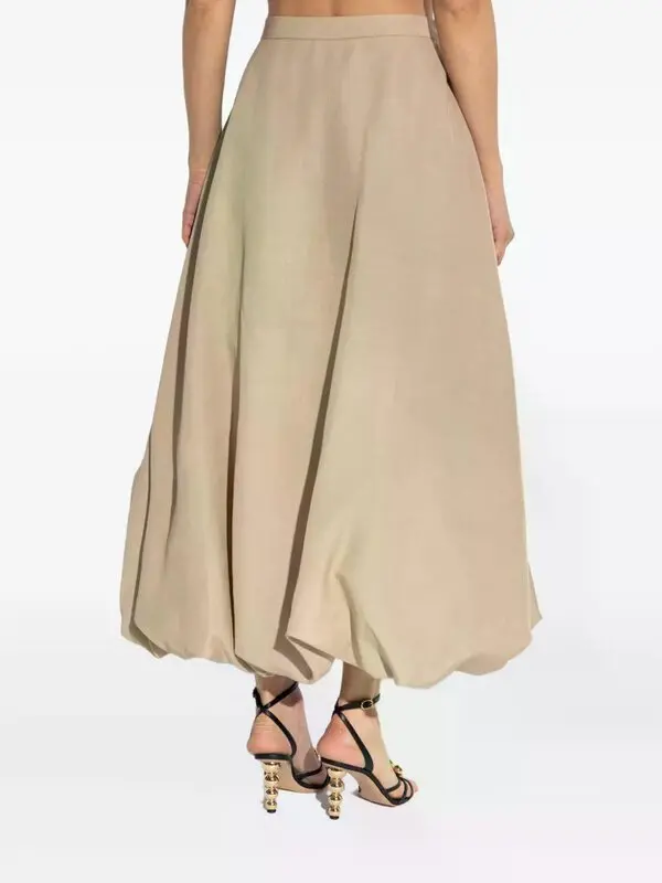 BY MALENE BIRGER Aubrey Balloon-hem Maxi Skirt - Neutrals