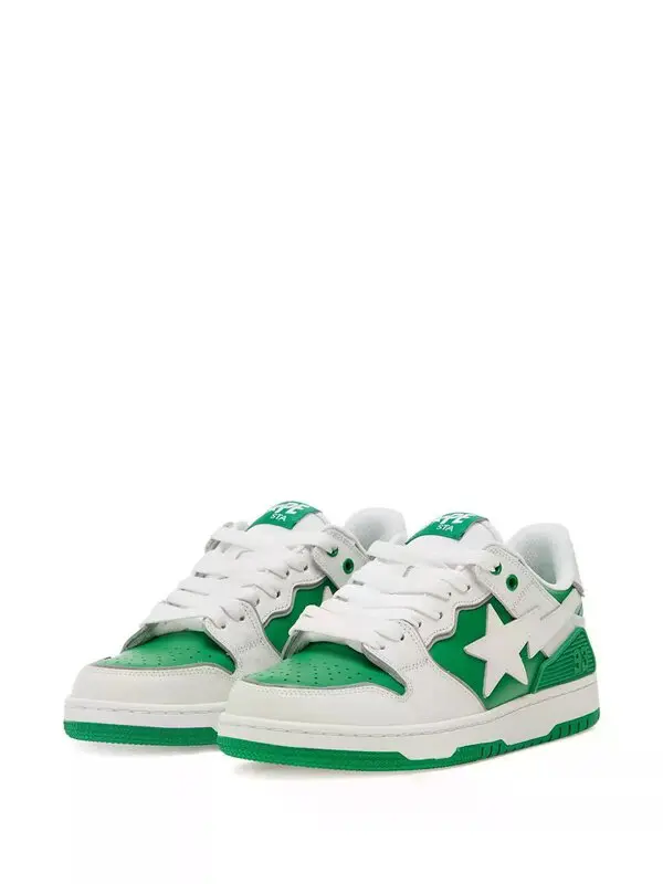 A BATHING APE Star-embellished Low-top Sneakers