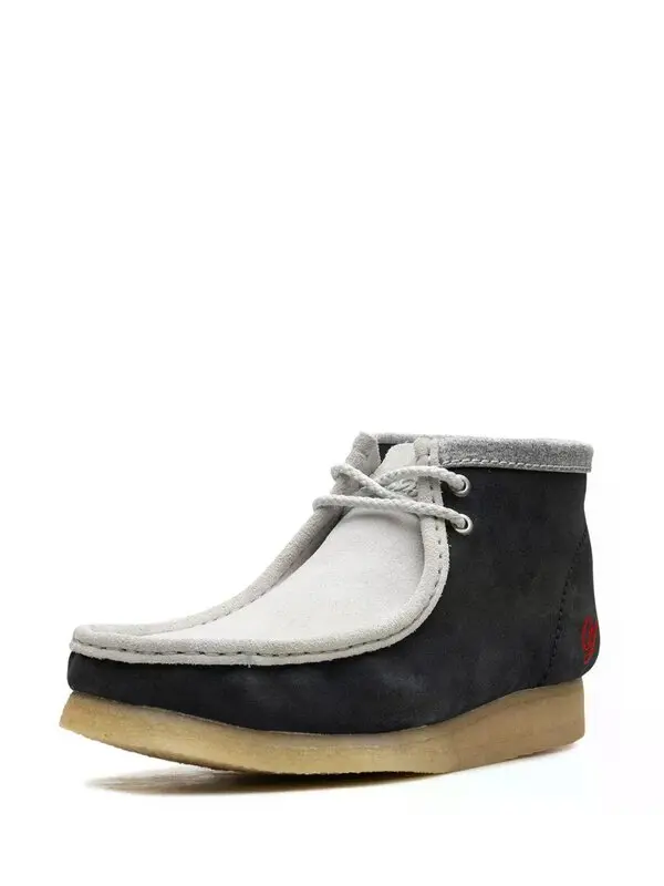 Clarks Wallabee Suede Boots - Blue
