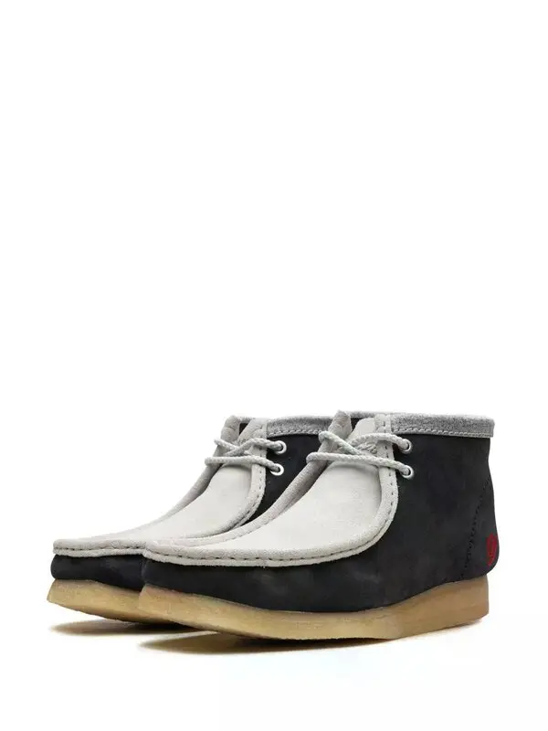 Clarks Wallabee Suede Boots - Blue