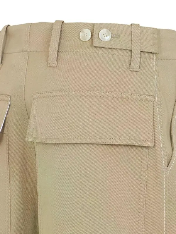 Marni Rose-embroidered Pocket Trousers