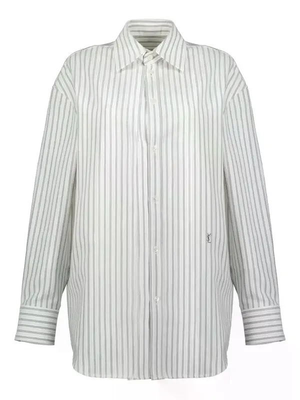 Saint Laurent Striped Cotton Shirt