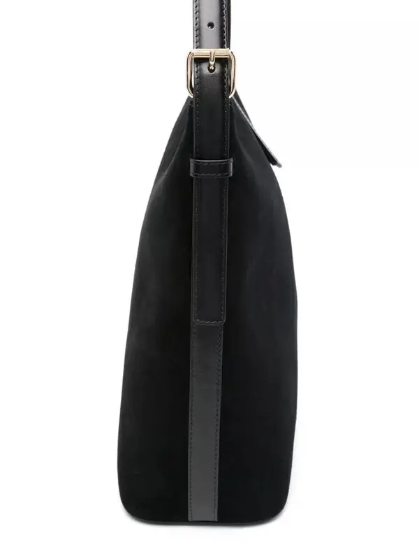 A.p.c. Vera Zip Shoulder Bag - Black