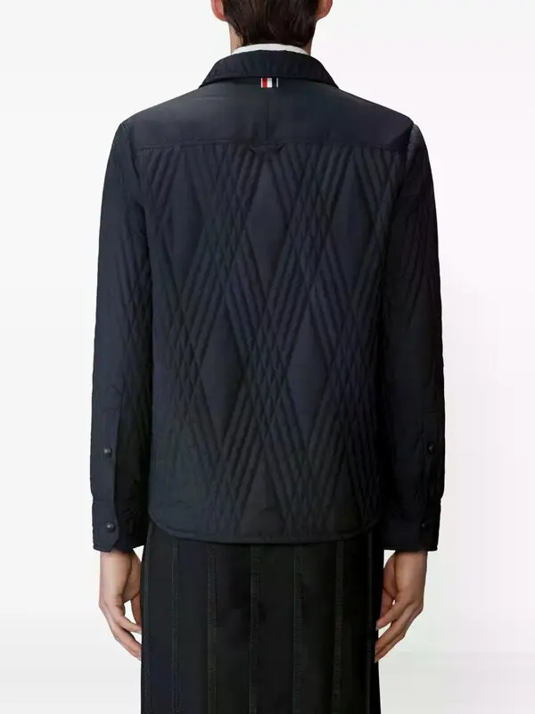 Thom Browne Quilted Diamond-pattern Jacket