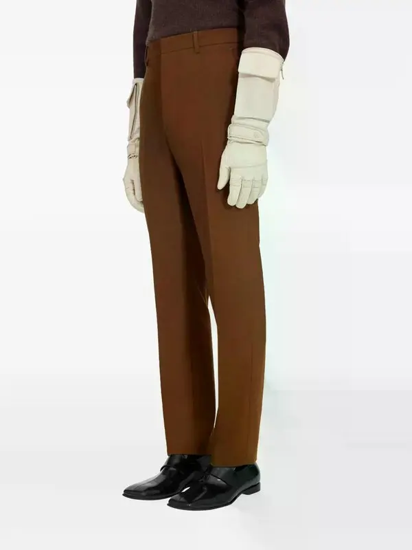 MAISON MARGIELA Creased Wool Trousers
