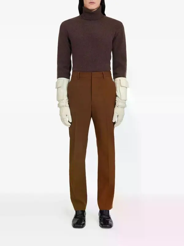 MAISON MARGIELA Creased Wool Trousers