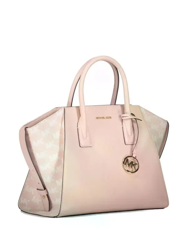 Michael Kors Logo-plaque Leather Tote Bag
