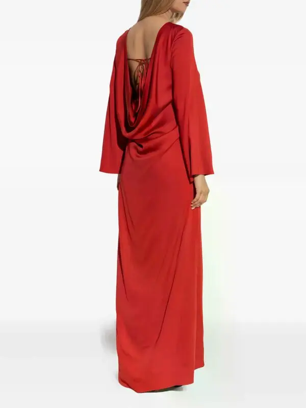 BY MALENE BIRGER Mock-neck Cocktail Dress - Red
