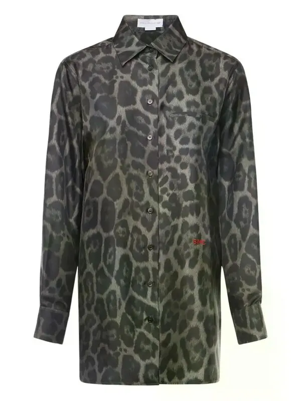 Stella McCartney Leopard-print Silk Shirt