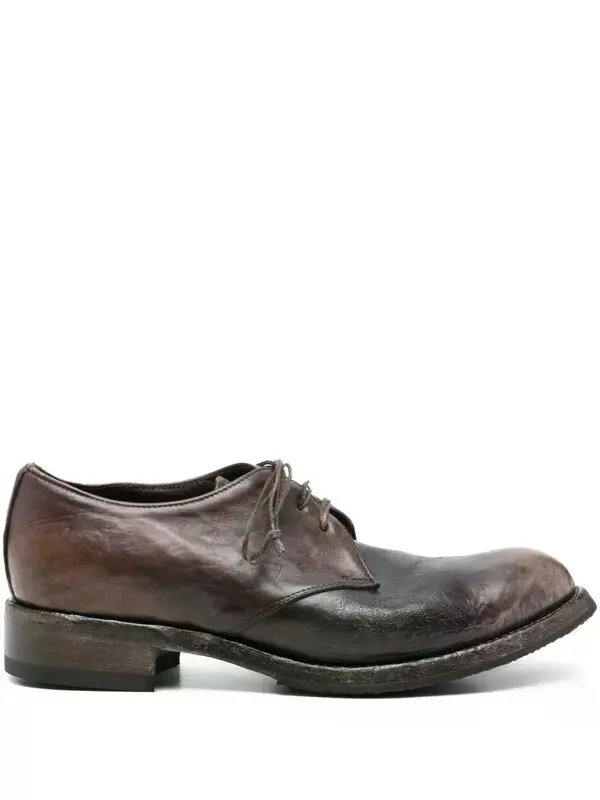 SHOTO Leather Derby Shoes