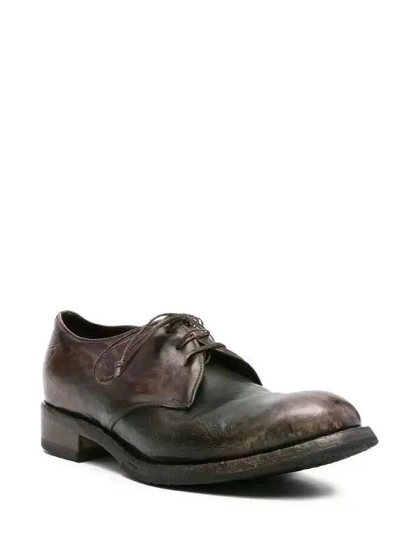 SHOTO Leather Derby Shoes