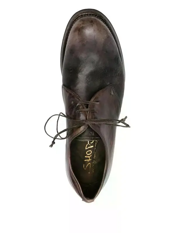 SHOTO Leather Derby Shoes