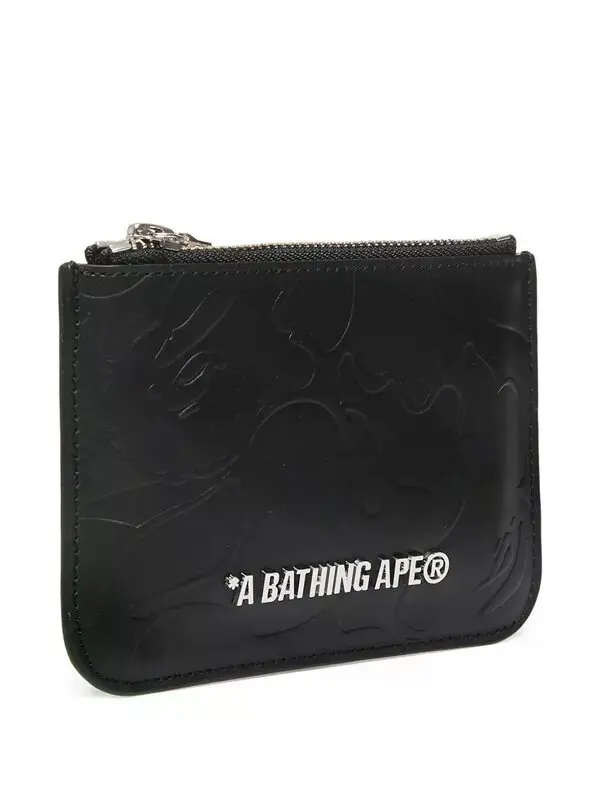 A BATHING APE Solid Camo Leather Wallet