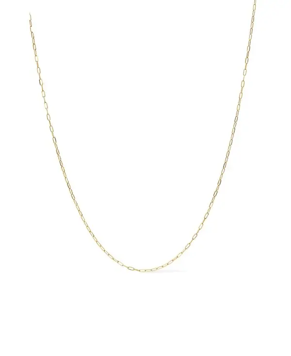 ANA LUISA Solid Paperclip Chain Necklace - Gold