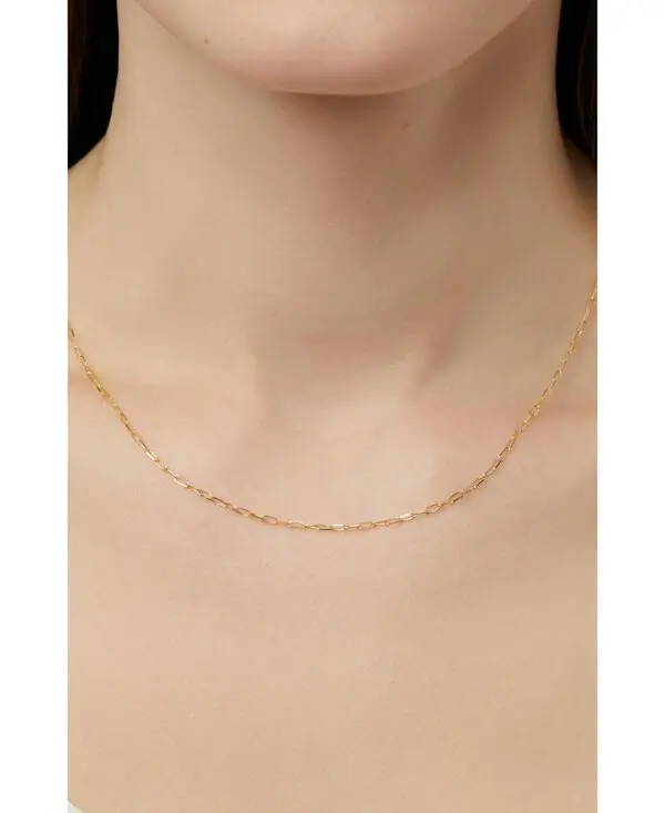 ANA LUISA Solid Paperclip Chain Necklace