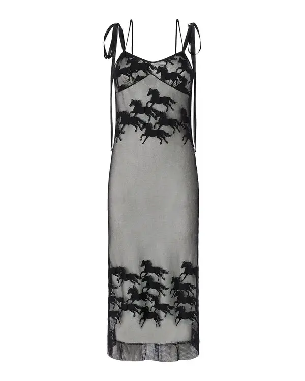 Pinko Printed Midi Dress