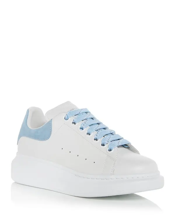 Alexander McQueen Oversized Sneakers - Pale Blue/white