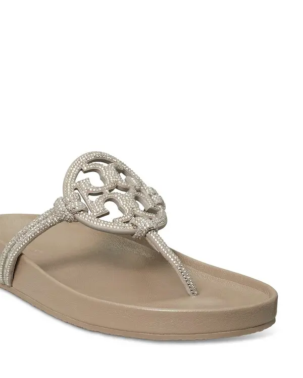 Tory Burch Miller Cloud Pave Knotted Sandal - New Basalt