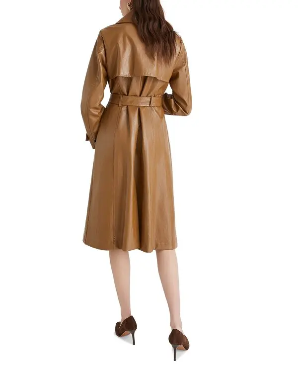 Marella Soledad Faux Leather Overcoat