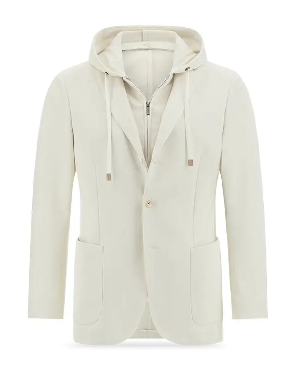 Boggi Milano Madison Sweatshirt Jacket - Cream