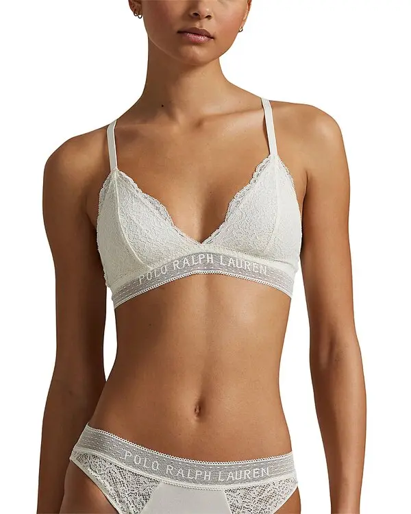 Polo Ralph Lauren Triangle Bralette - Egret