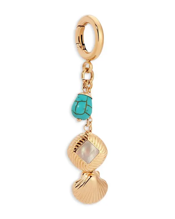 Ettika Golden Shore Charm - Turquoise