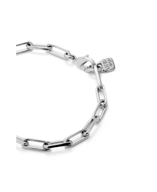 UNODE50 Sterling Plated Cable Chain Bracelet