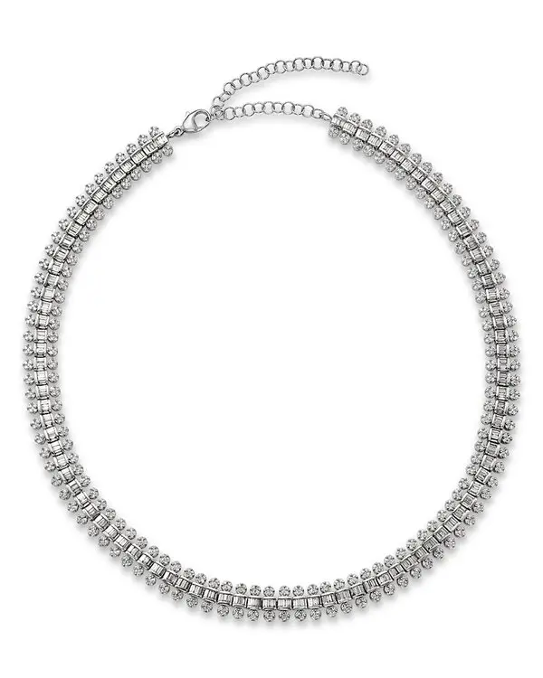 Bloomingdale'S Luxe Collection 14k Gold Diamond Necklace - White