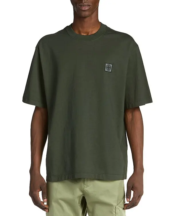 Stone Island Logo Tee - Juniper