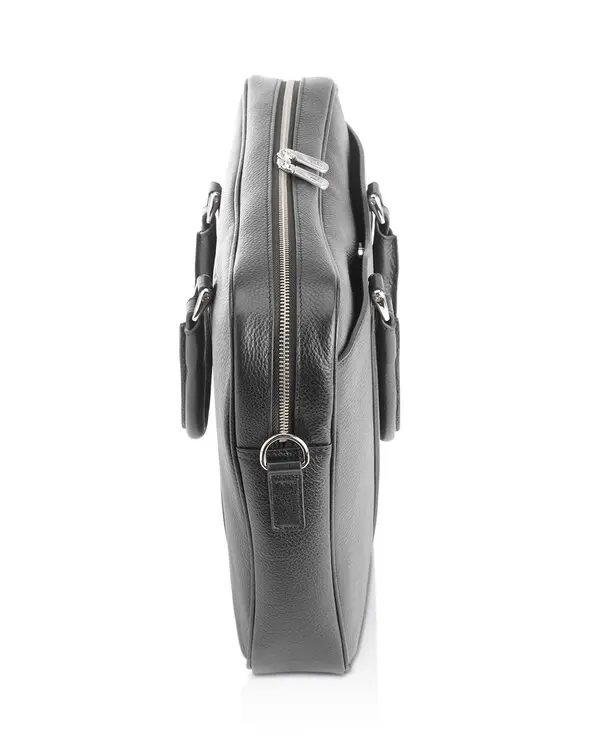 ROYCE NEW YORK Leather Briefcase