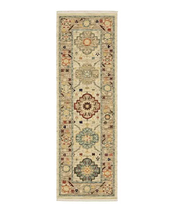 ORIENTAL WEAVERS Lilihan 4601w Runner Area Rug, 2' X 6 - Beige