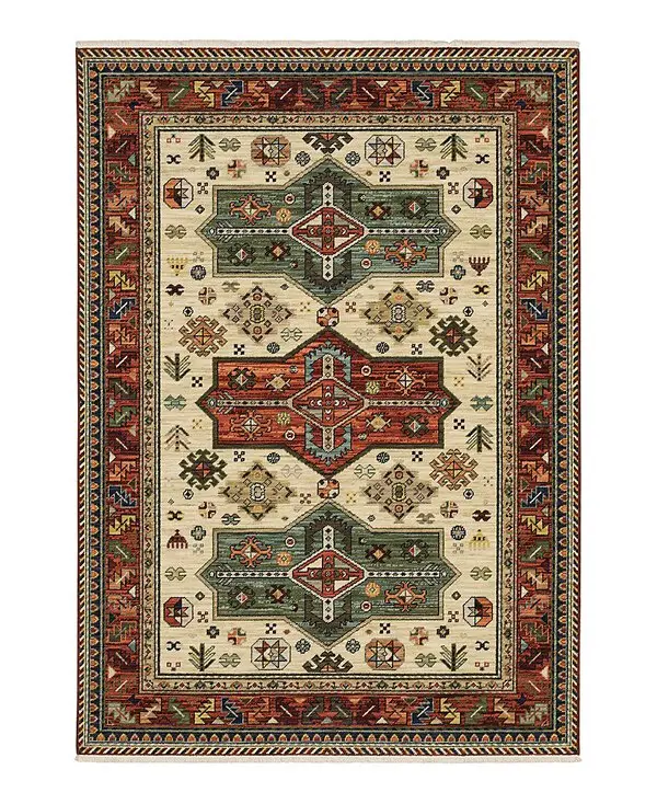 ORIENTAL WEAVERS Lilihan 8022r Area Rug, 6'7 X 9'6 - Red