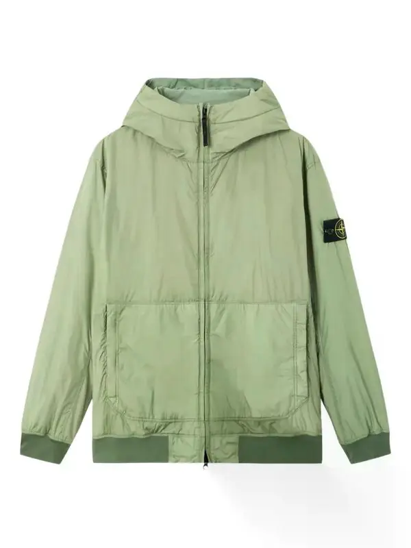 Stone Island Logo-patch Zip-up Jacket