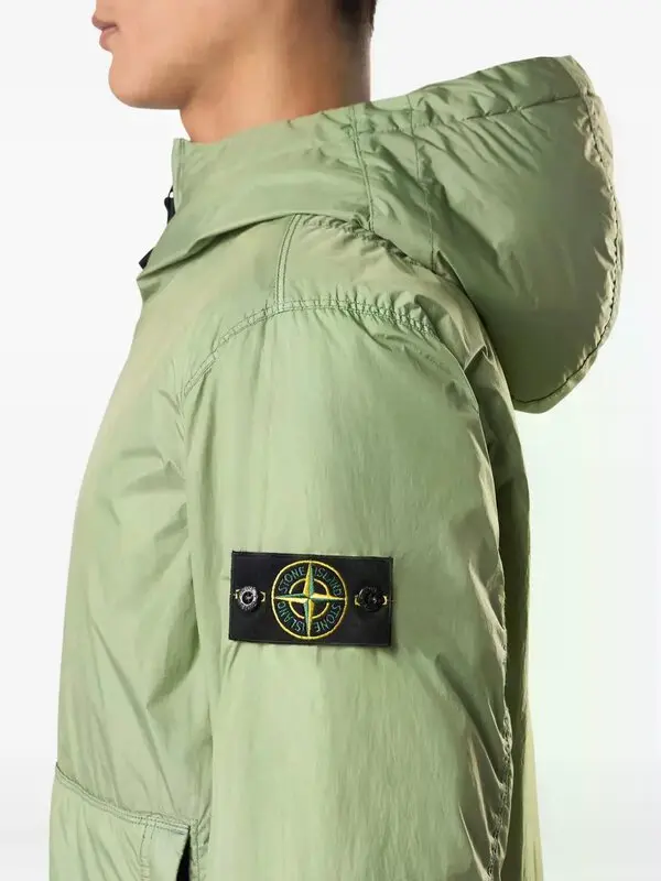 Stone Island Logo-patch Zip-up Jacket