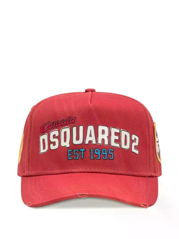 Dsquared2 Logo-print Baseball Cap - Red