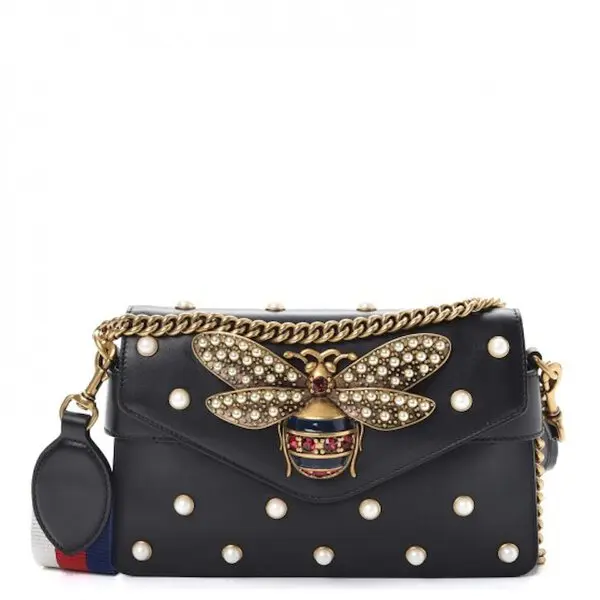 Gucci Broadway Pearly Bee Mini