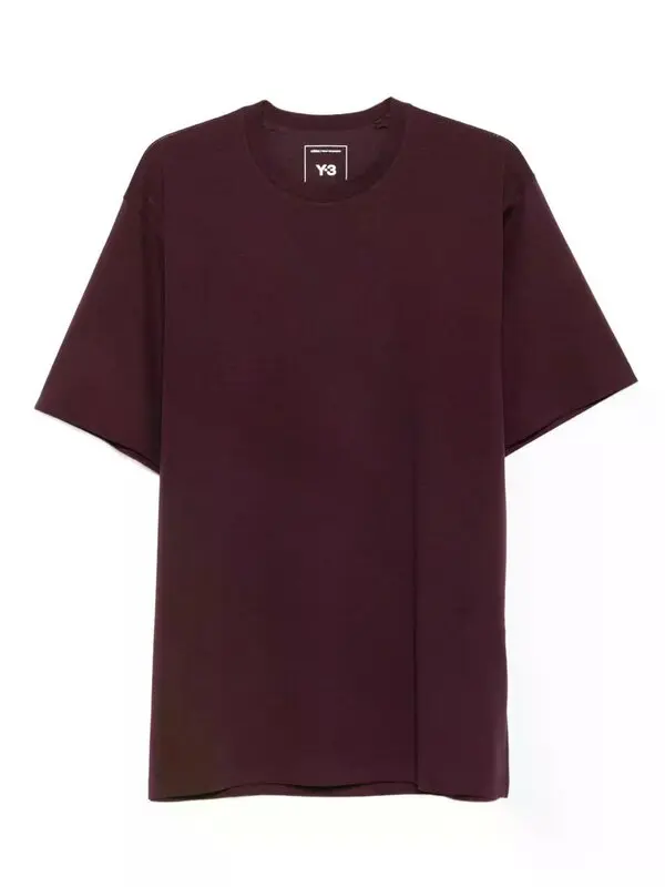 Y3 Crew-neck Short-sleeve T-shirt - Red