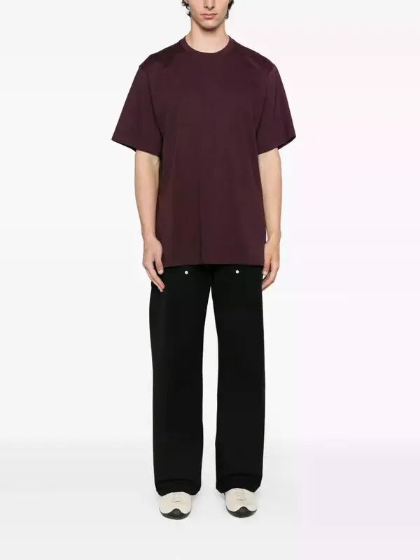 Y3 Crew-neck Short-sleeve T-shirt - Red